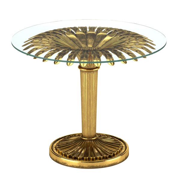 3d garden bamboo table model