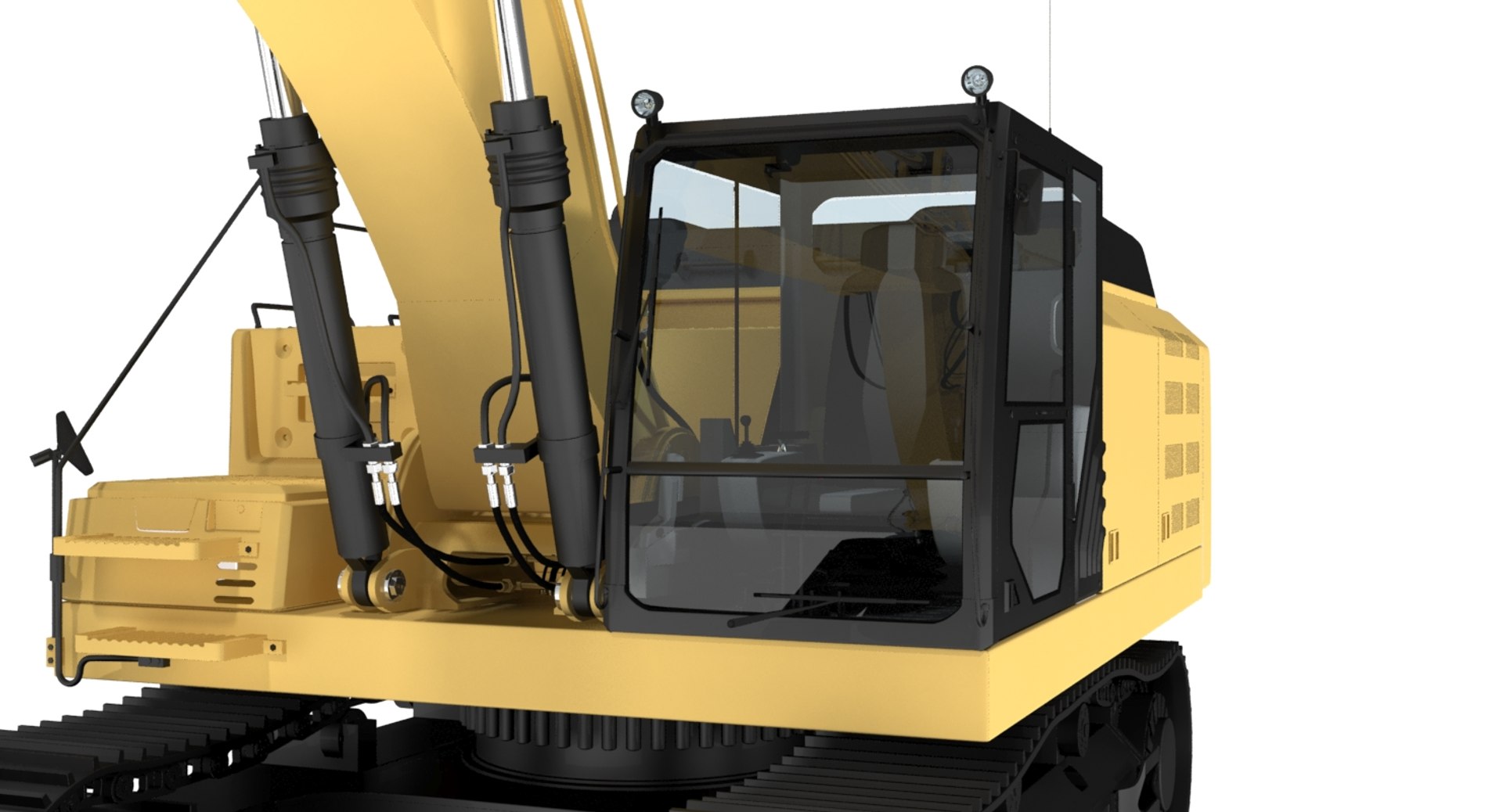 Track Demolition Sorting Grapple 3d Model