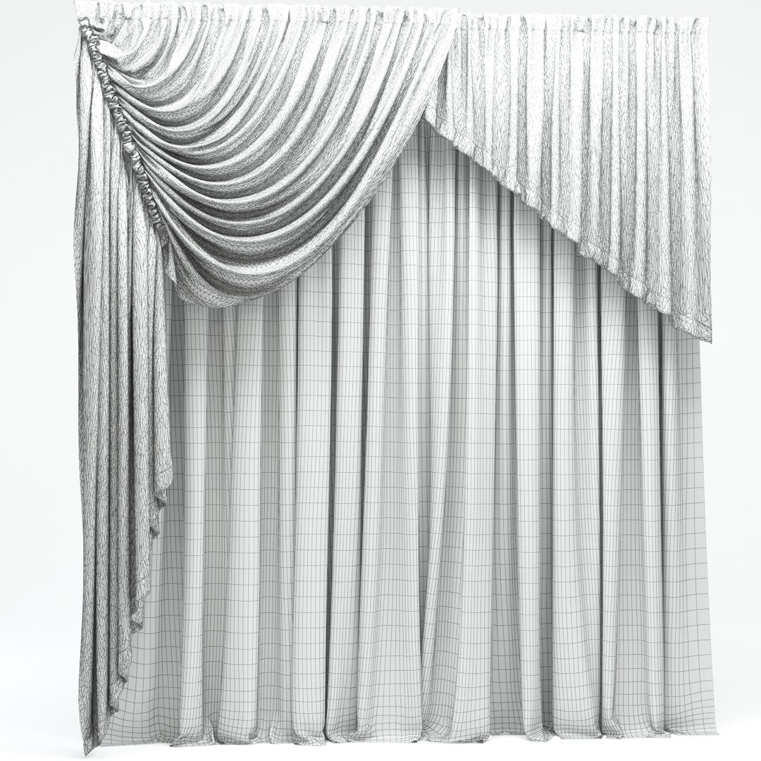 3d Curtains Model