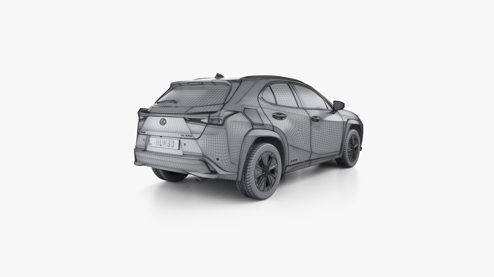 Lexus UX electric Premium 2020 3D - TurboSquid 2092748