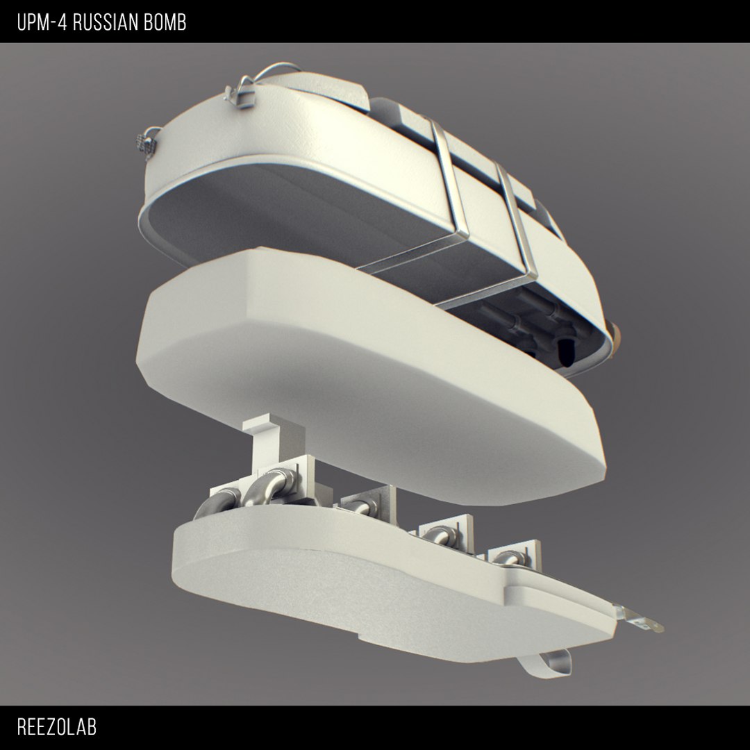 Upm-4 Russian Bomb 3d Model