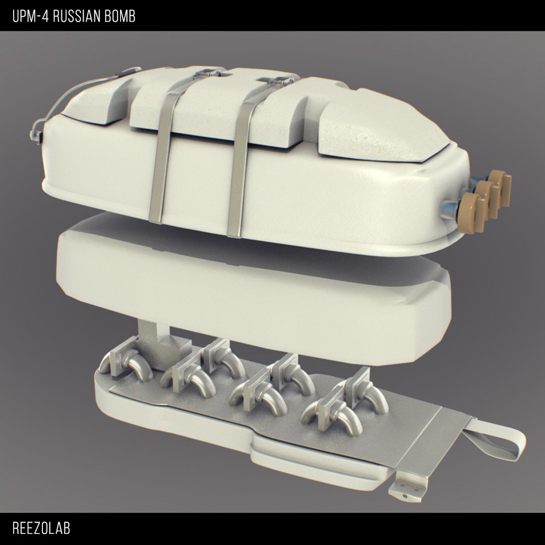Upm-4 Russian Bomb 3d Model