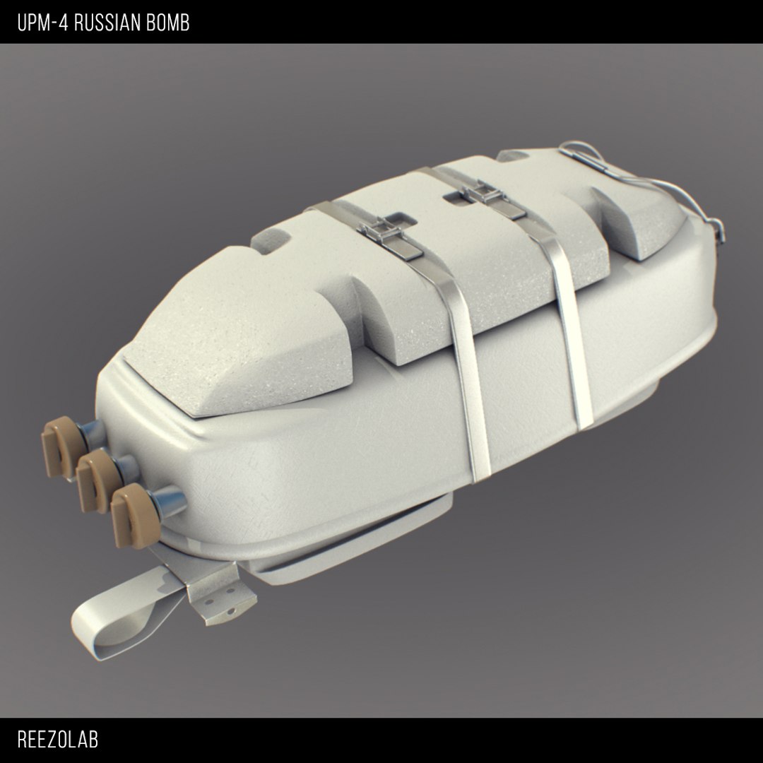 Upm-4 Russian Bomb 3d Model