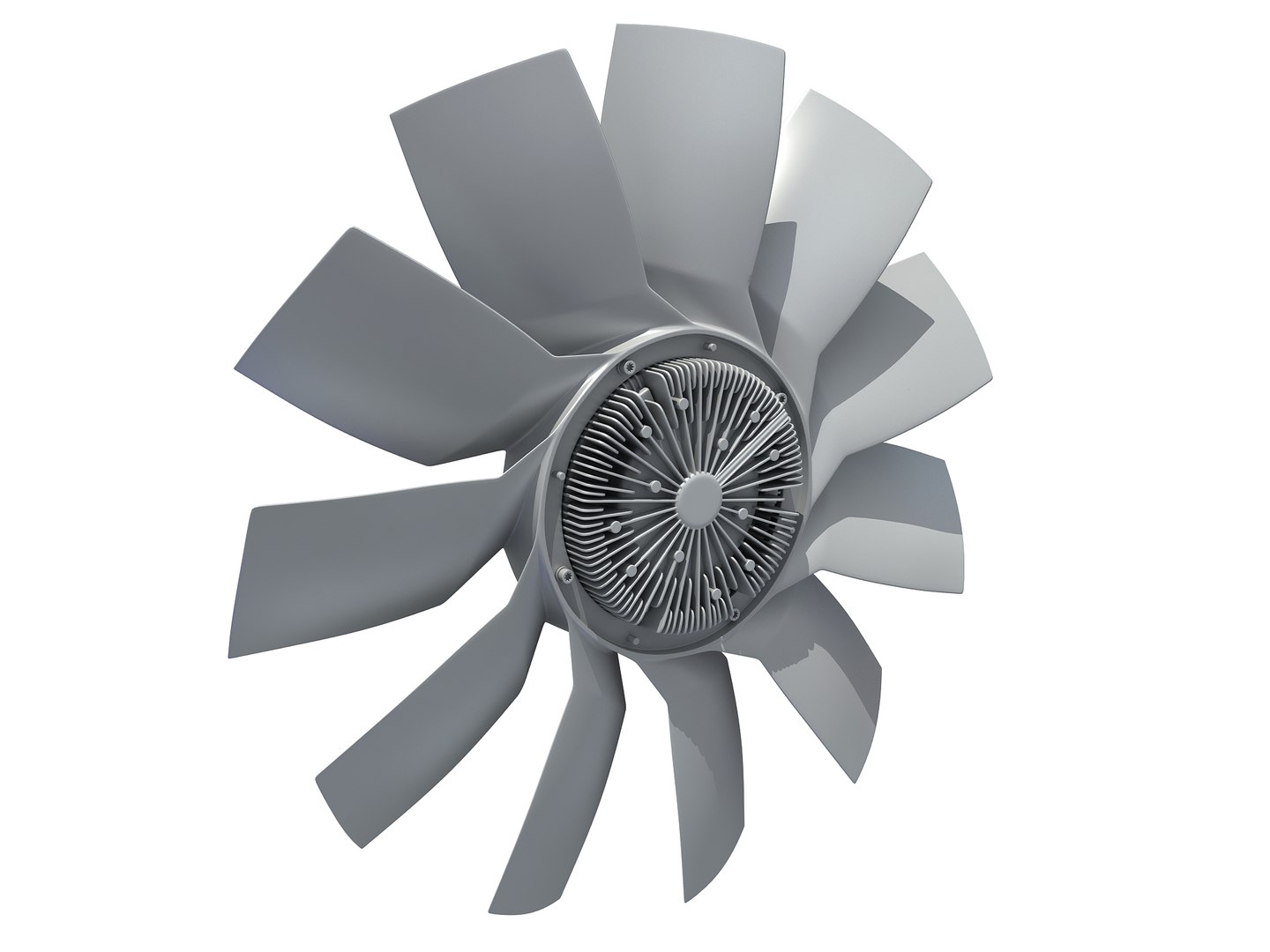 Car engine cooling fan 3D model - TurboSquid 1411502