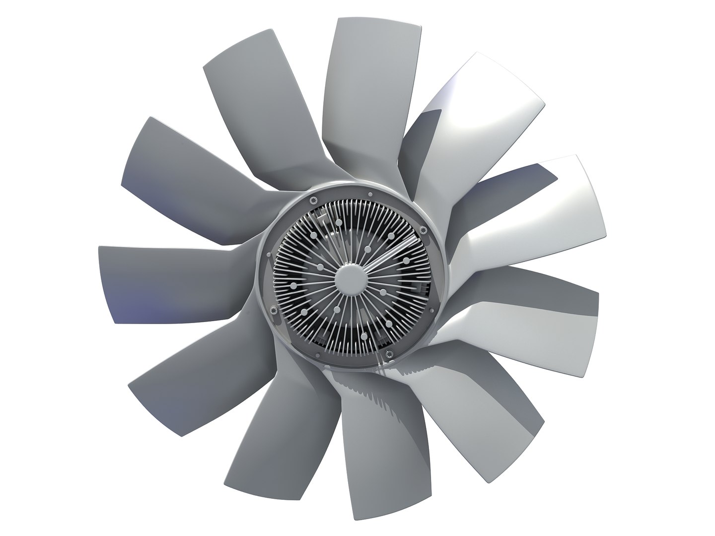 Car engine cooling fan 3D model - TurboSquid 1411502
