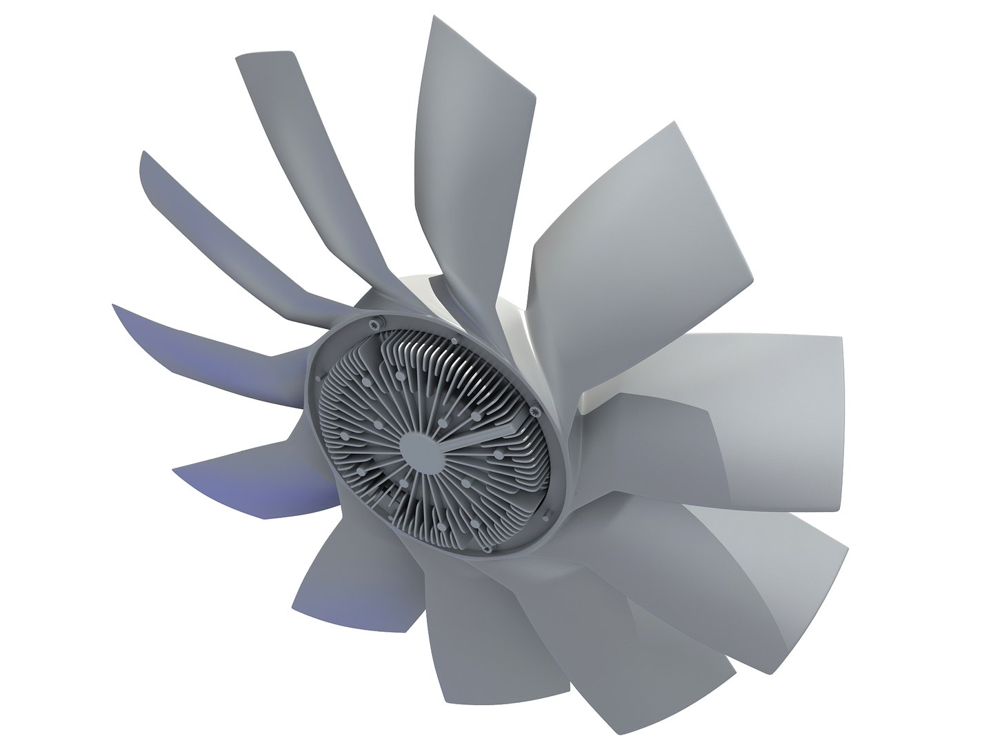 Car engine cooling fan 3D model - TurboSquid 1411502