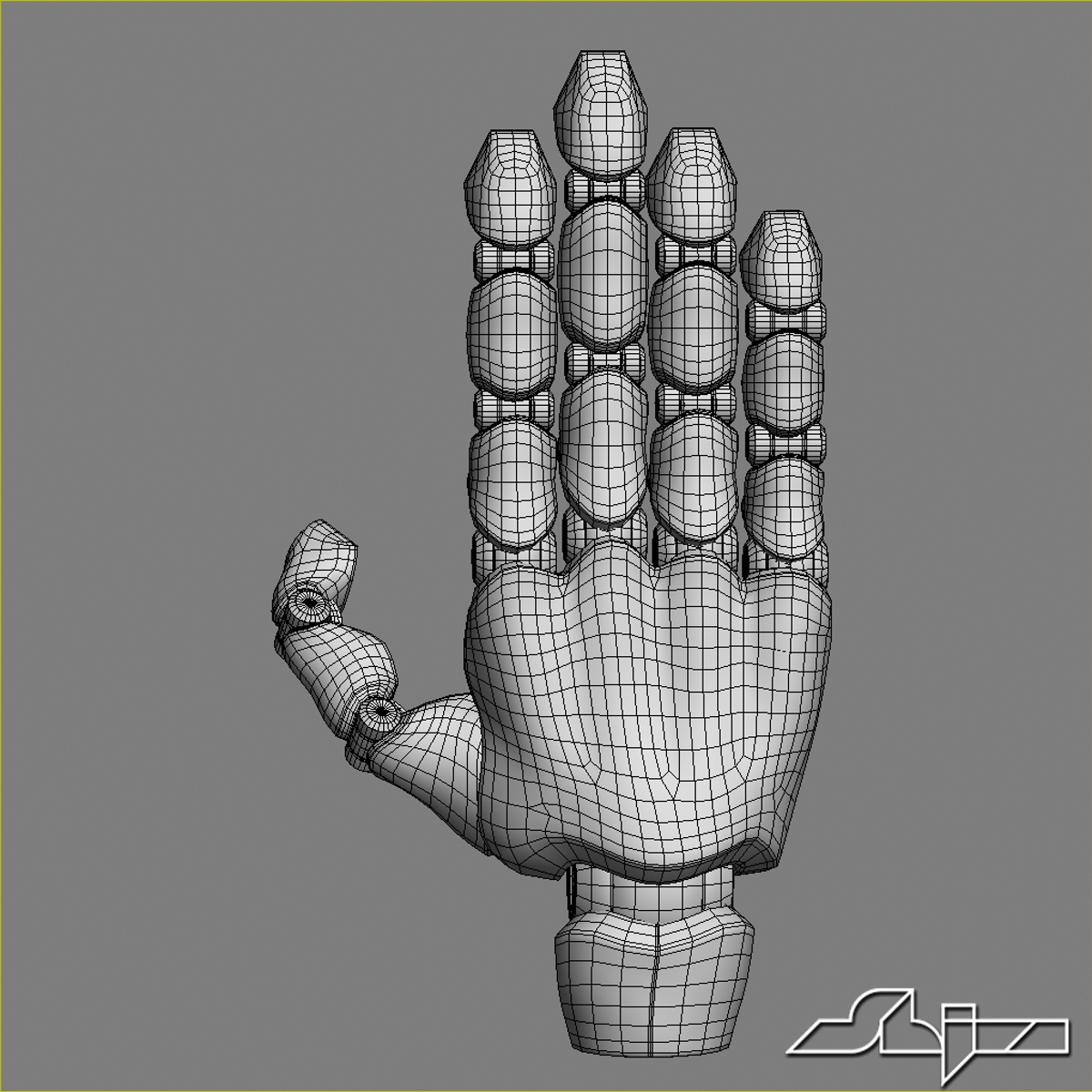 3d robotic hand model