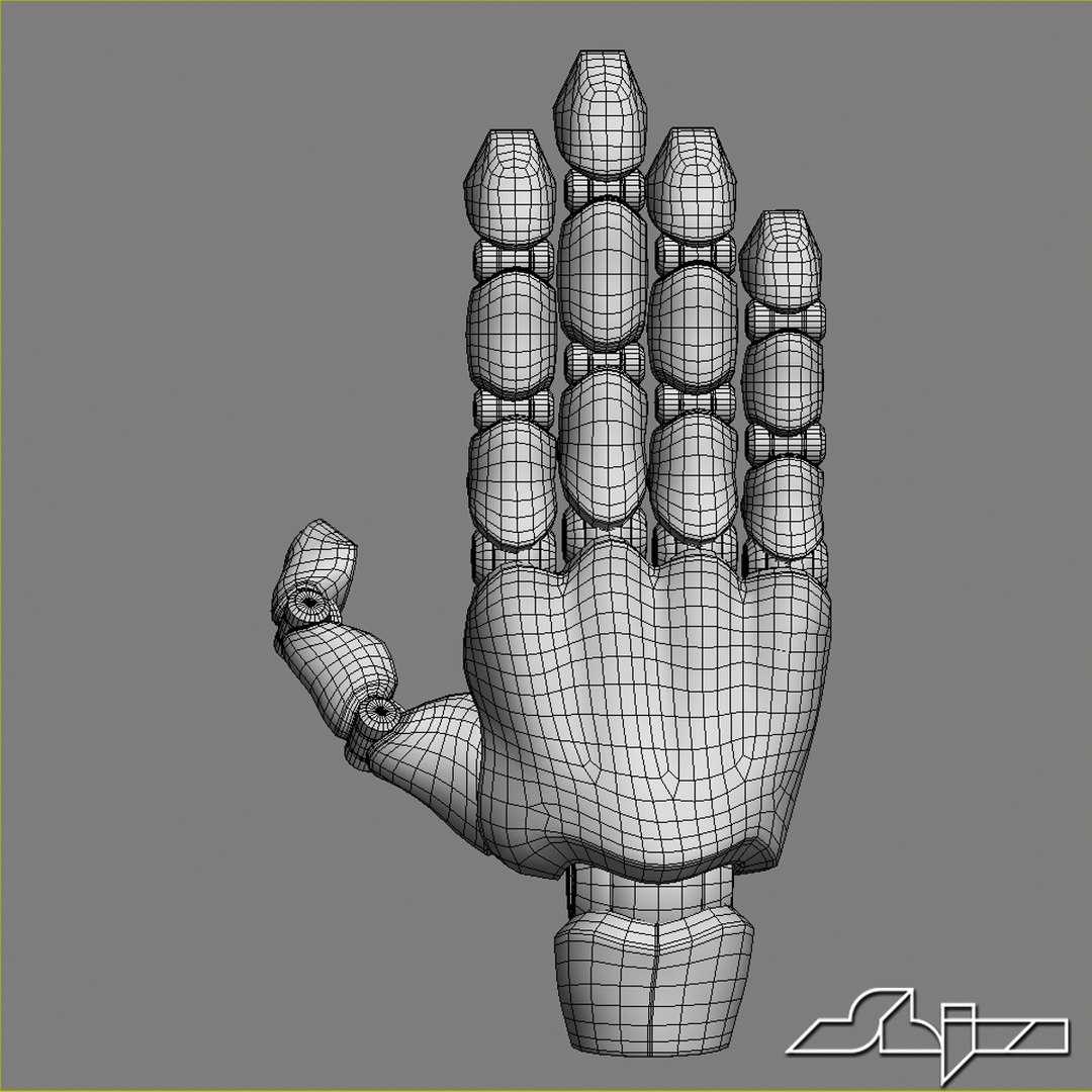 3d robotic hand model
