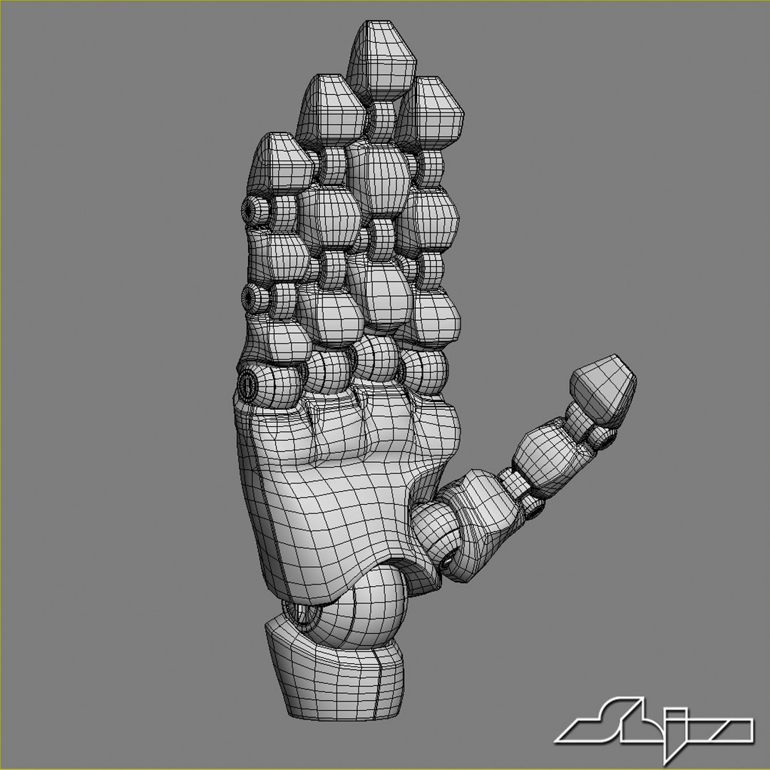 3d robotic hand model