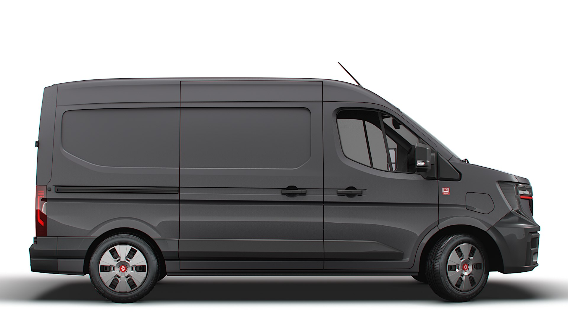 3D Renault Master E-TECH Red Edition L2H2 Van 2024 Model - TurboSquid ...