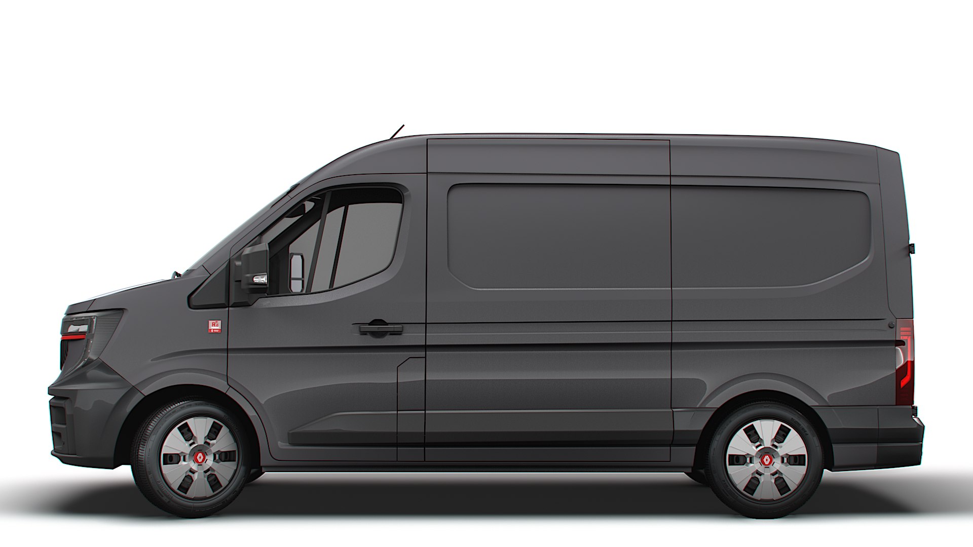 3D Renault Master E-TECH Red Edition L2H2 Van 2024 Model - TurboSquid ...