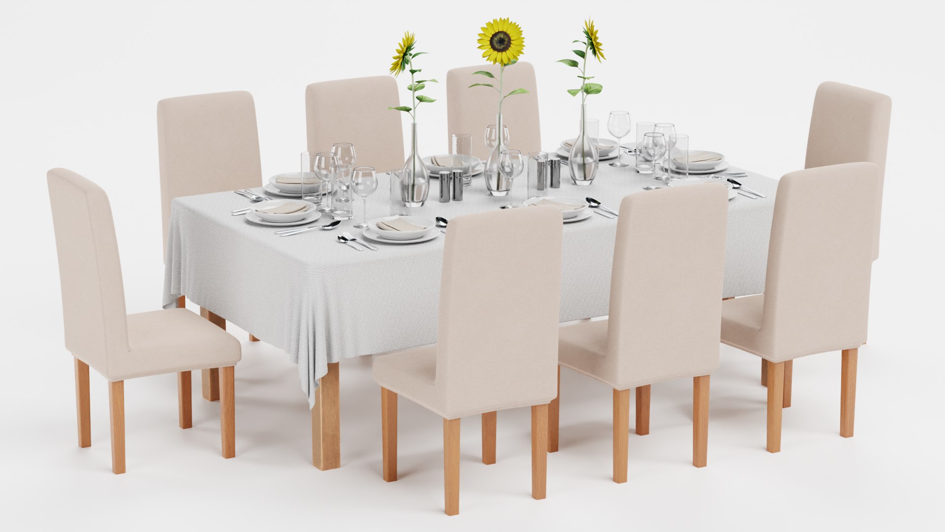 3D Restaurant Table Full 1 - TurboSquid 1958463