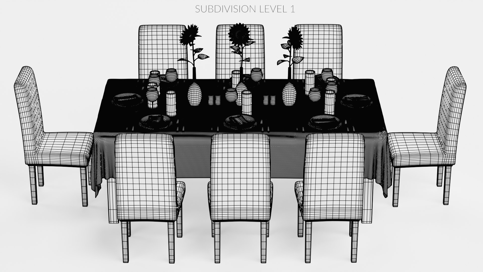 3D Restaurant Table Full 1 - TurboSquid 1958463