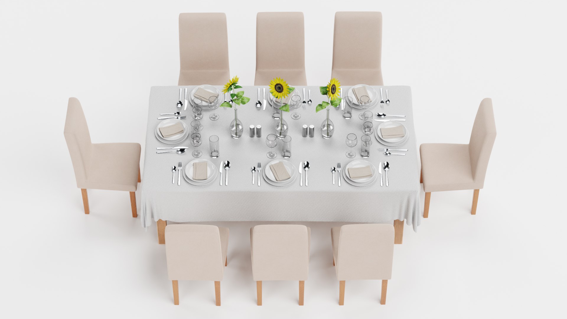 3D Restaurant Table Full 1 - TurboSquid 1958463