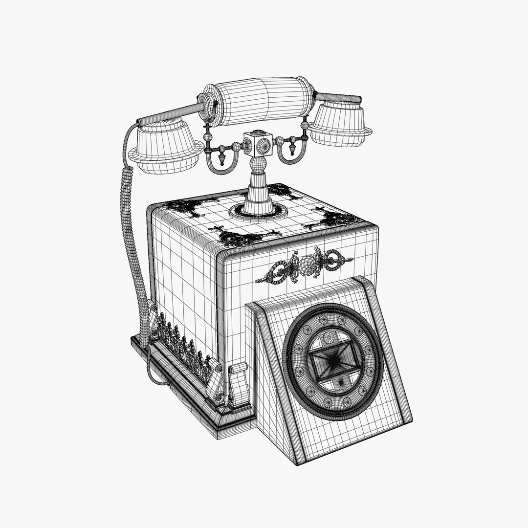 3D Old Phone 3d Model - TurboSquid 2216312