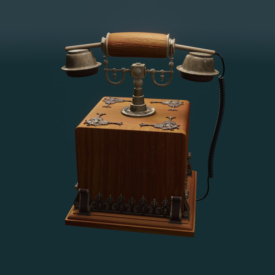 3D Old Phone 3d Model - TurboSquid 2216312