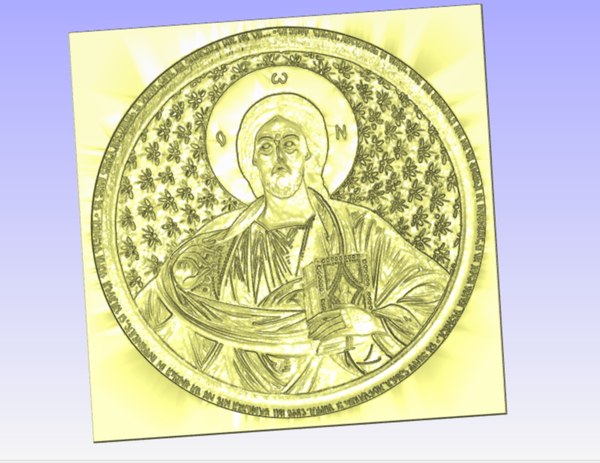stl pantocrator cnc 3d 3ds