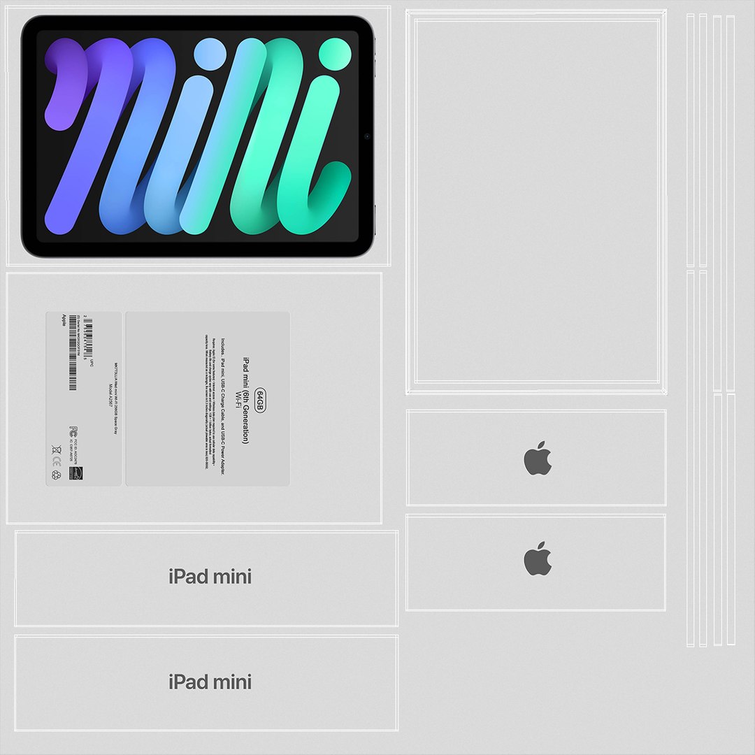 Box IPad Mini 3D Model - TurboSquid 2212732