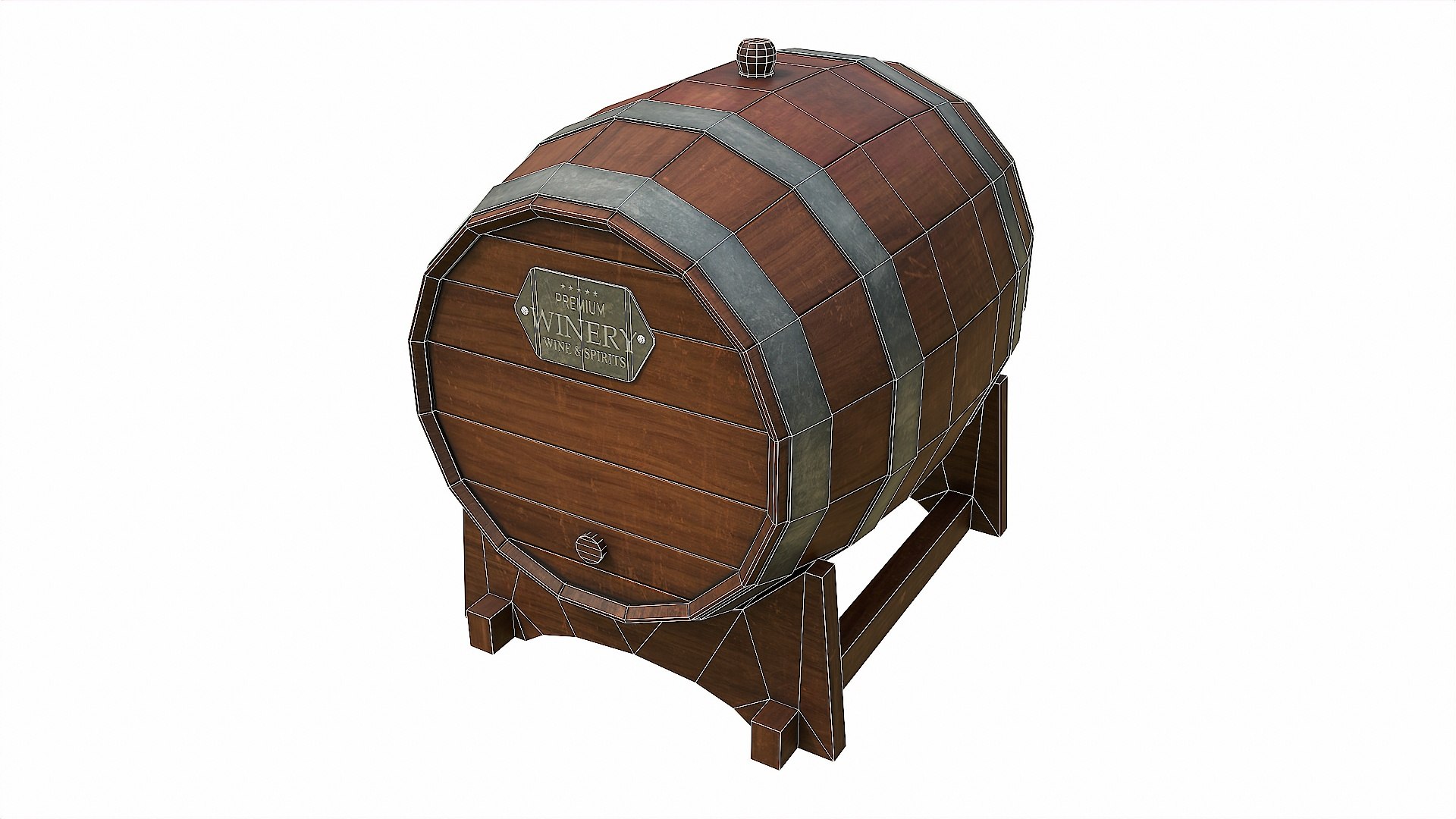 3D Set Of 6 Medieval Wooden Barrels And Buckets Model - TurboSquid 1844170