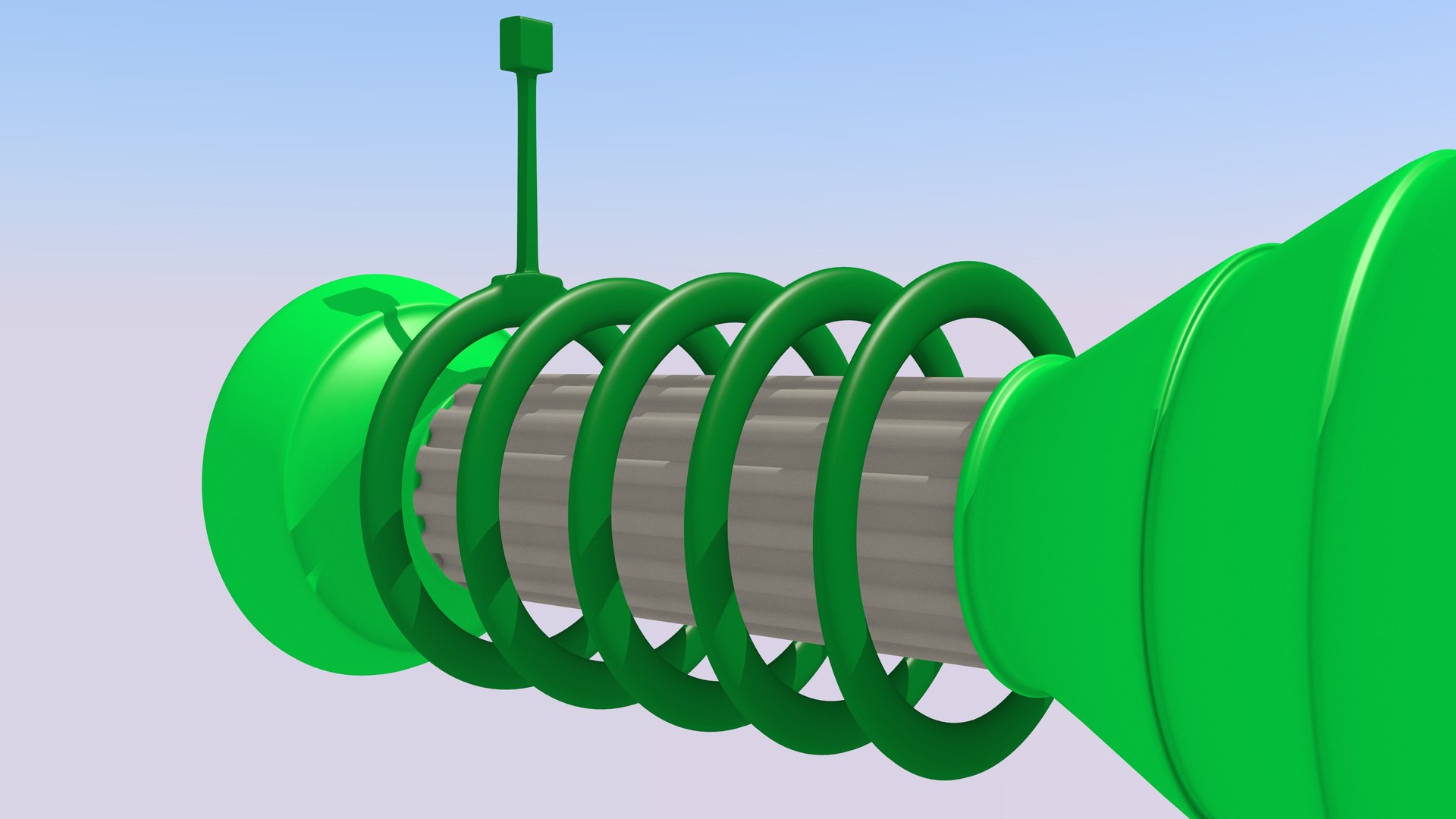 3d Cartoon Gun Model