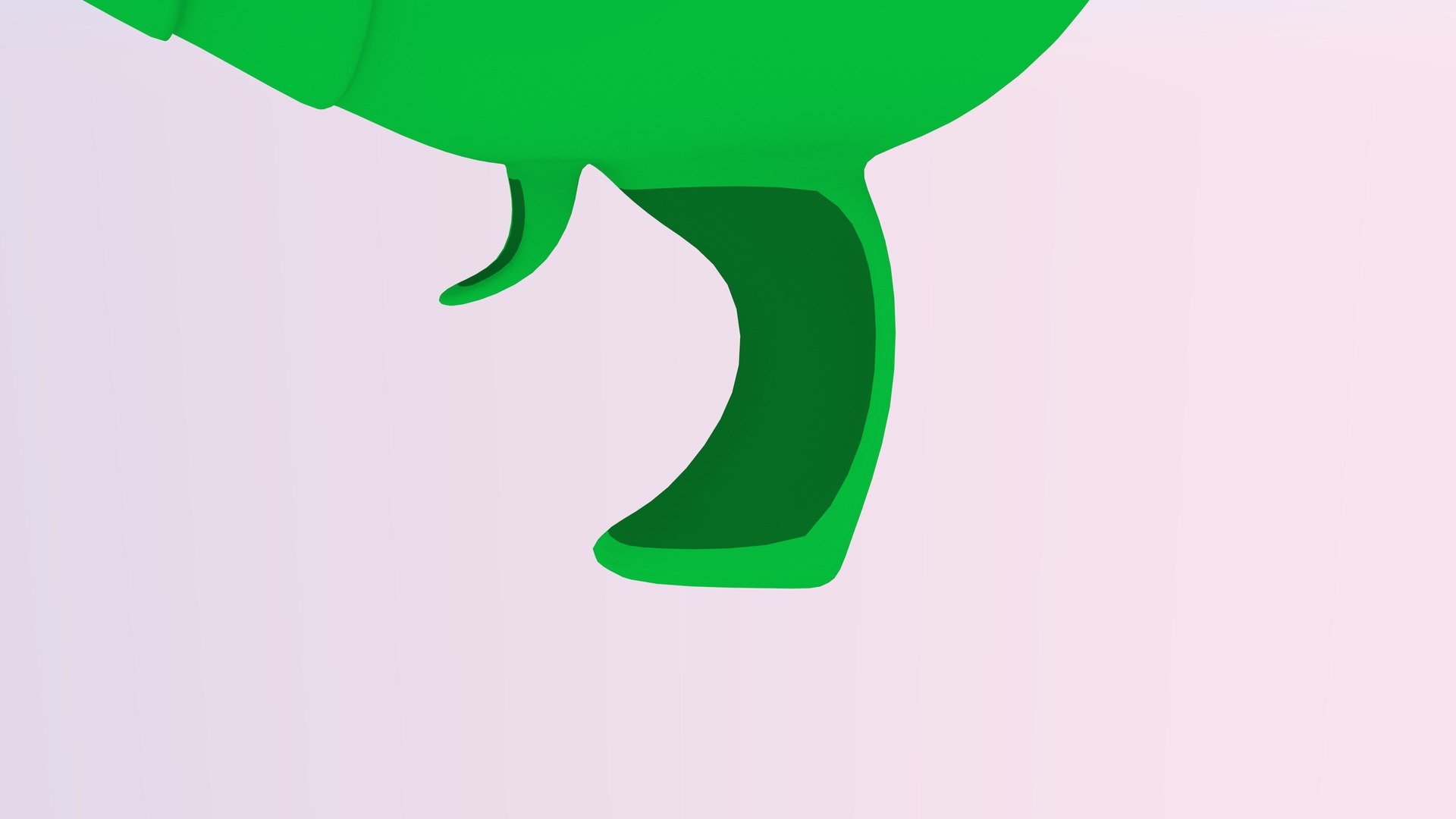 3d Cartoon Gun Model