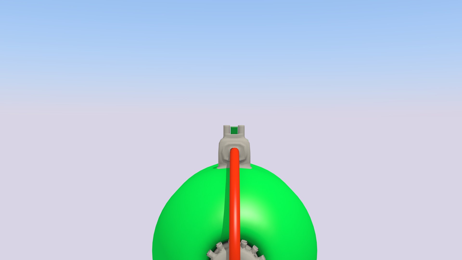 3d Cartoon Gun Model