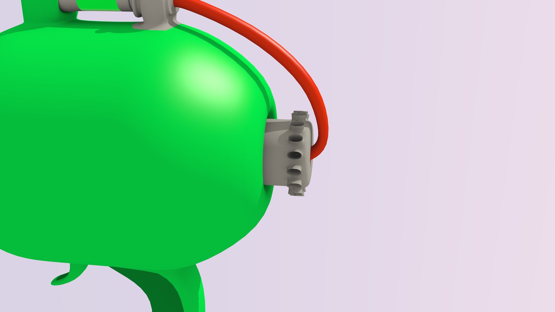 3d Cartoon Gun Model