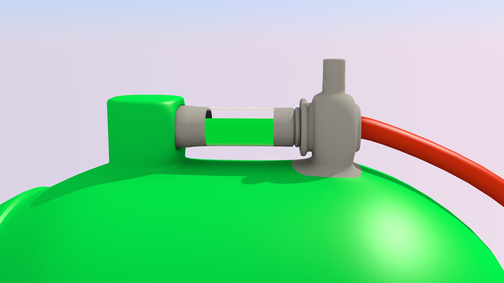 3d Cartoon Gun Model