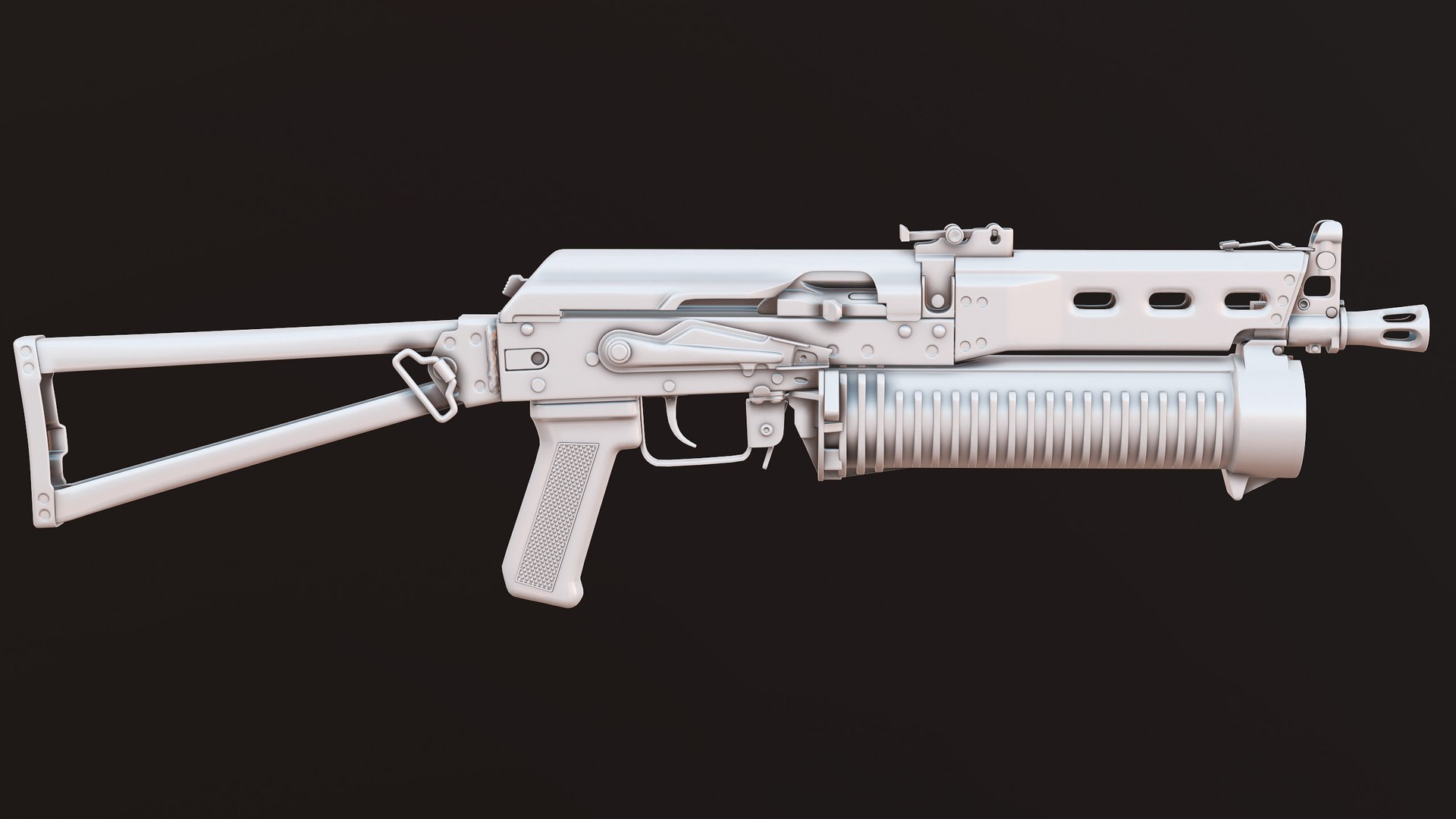 Bizon PP-19 3D Model - TurboSquid 2331850