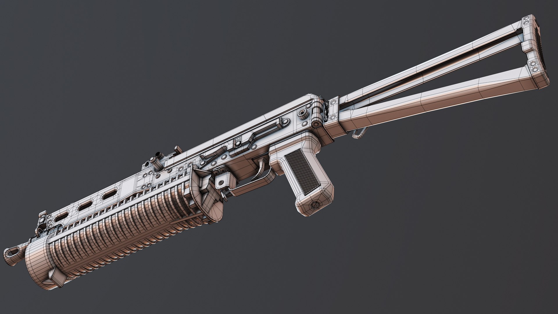 Bizon PP-19 3D Model - TurboSquid 2331850