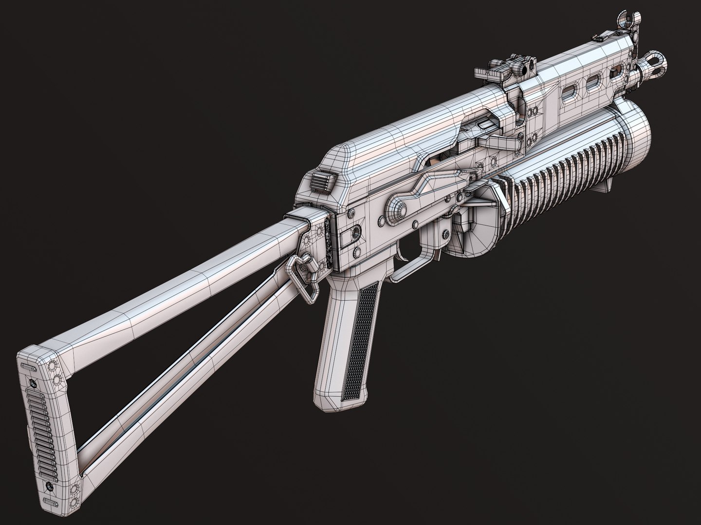 Bizon PP-19 3D Model - TurboSquid 2331850