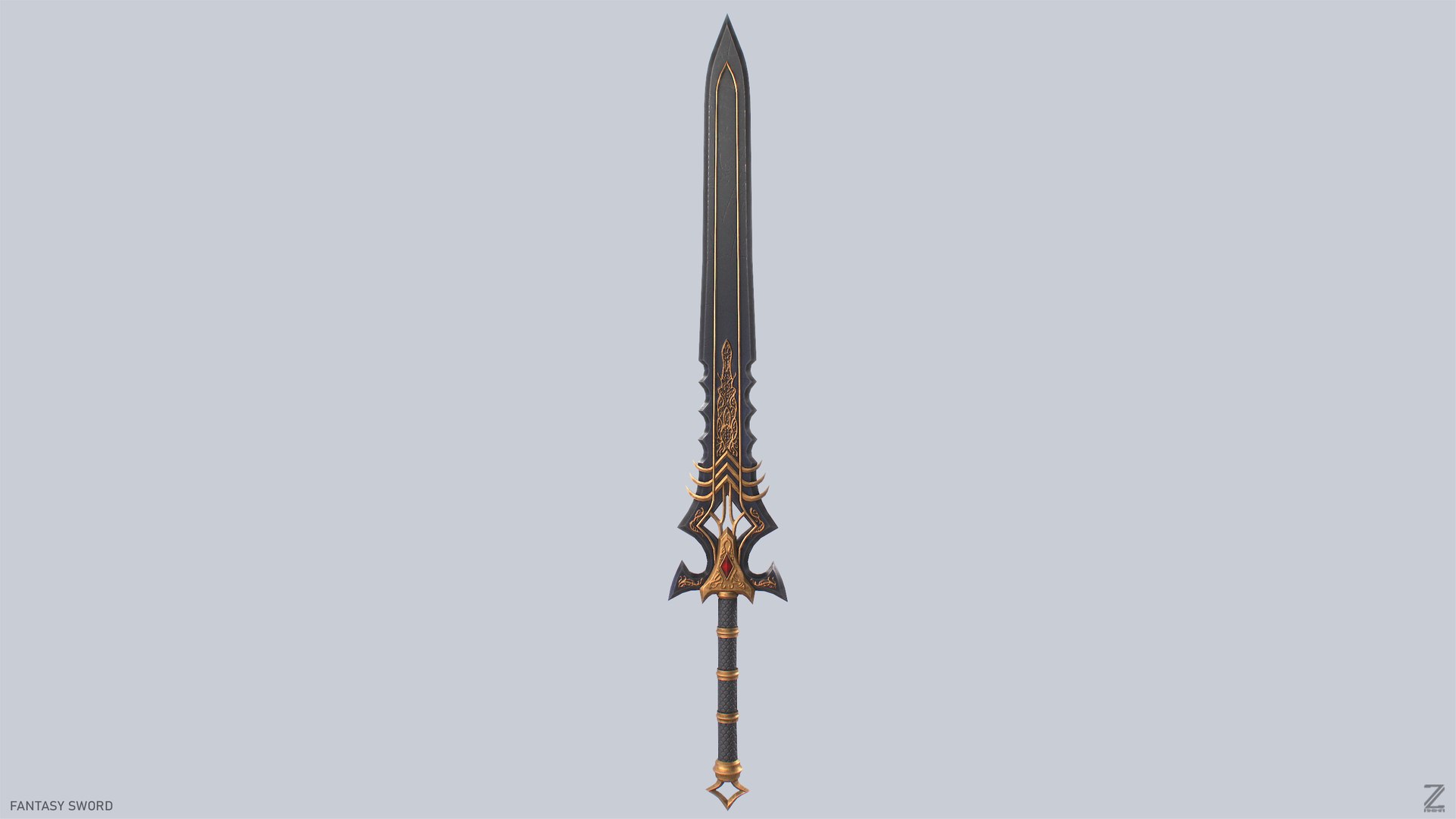 Fantasy Sword 3D Model - TurboSquid 2224646