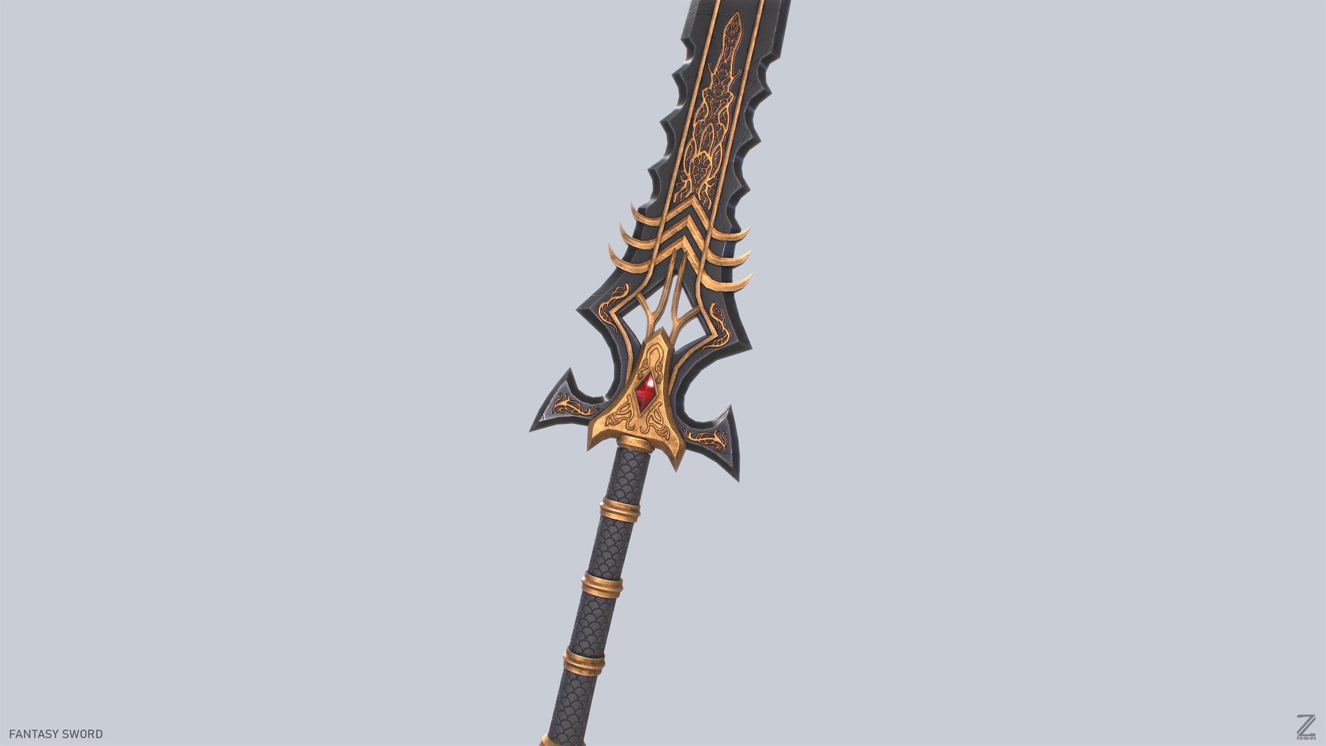 Fantasy Sword 3D Model - TurboSquid 2224646