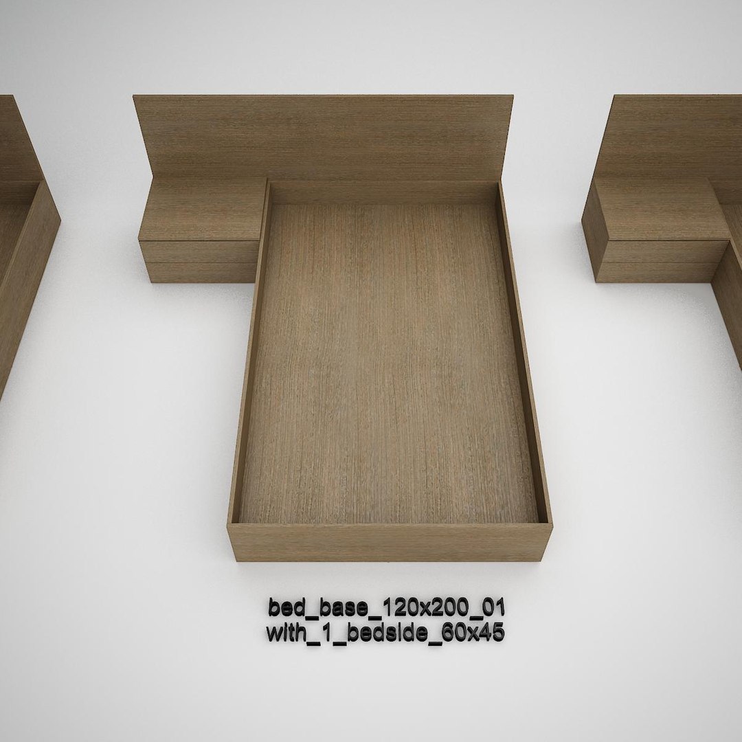 Bed Base 3d Model