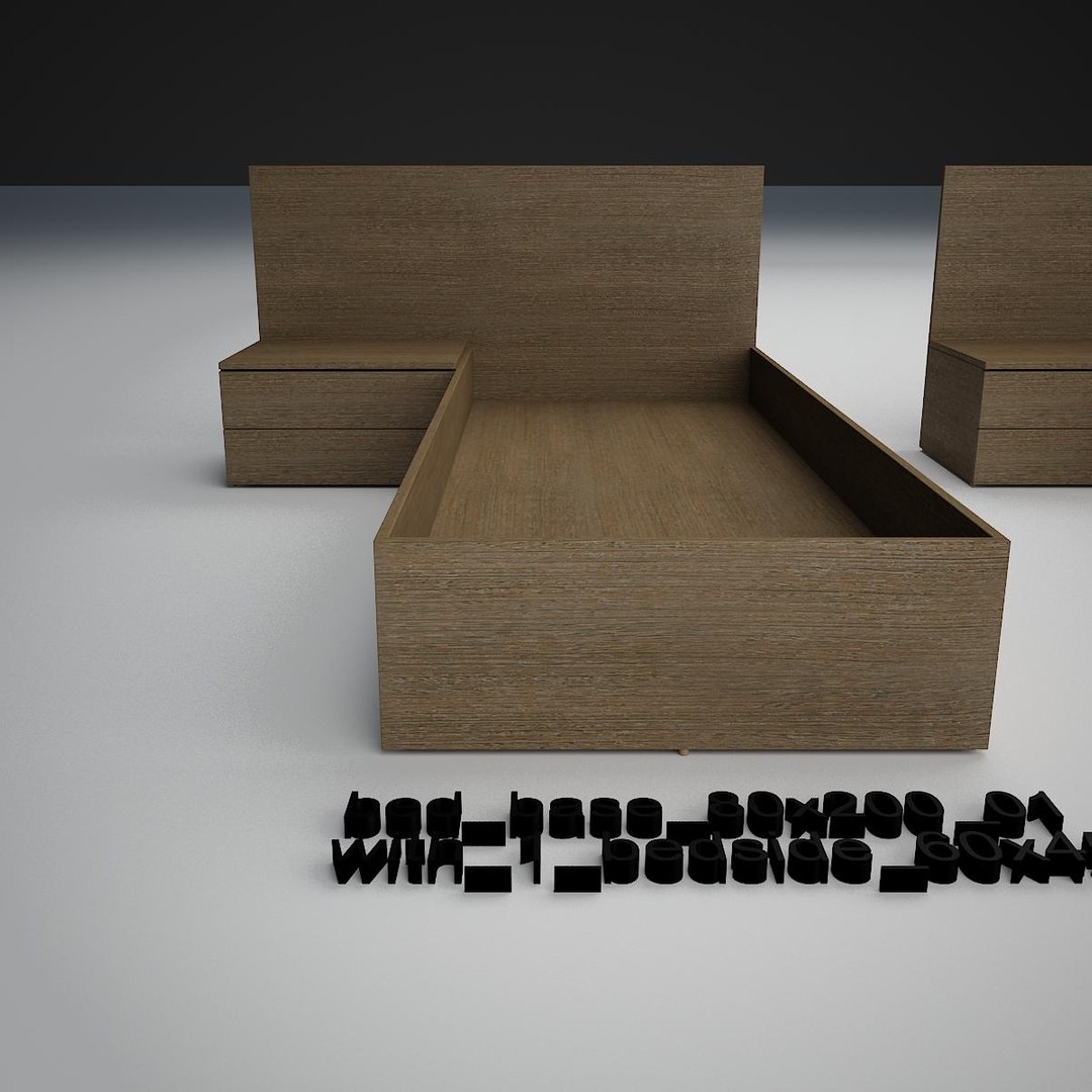 Bed Base 3d Model