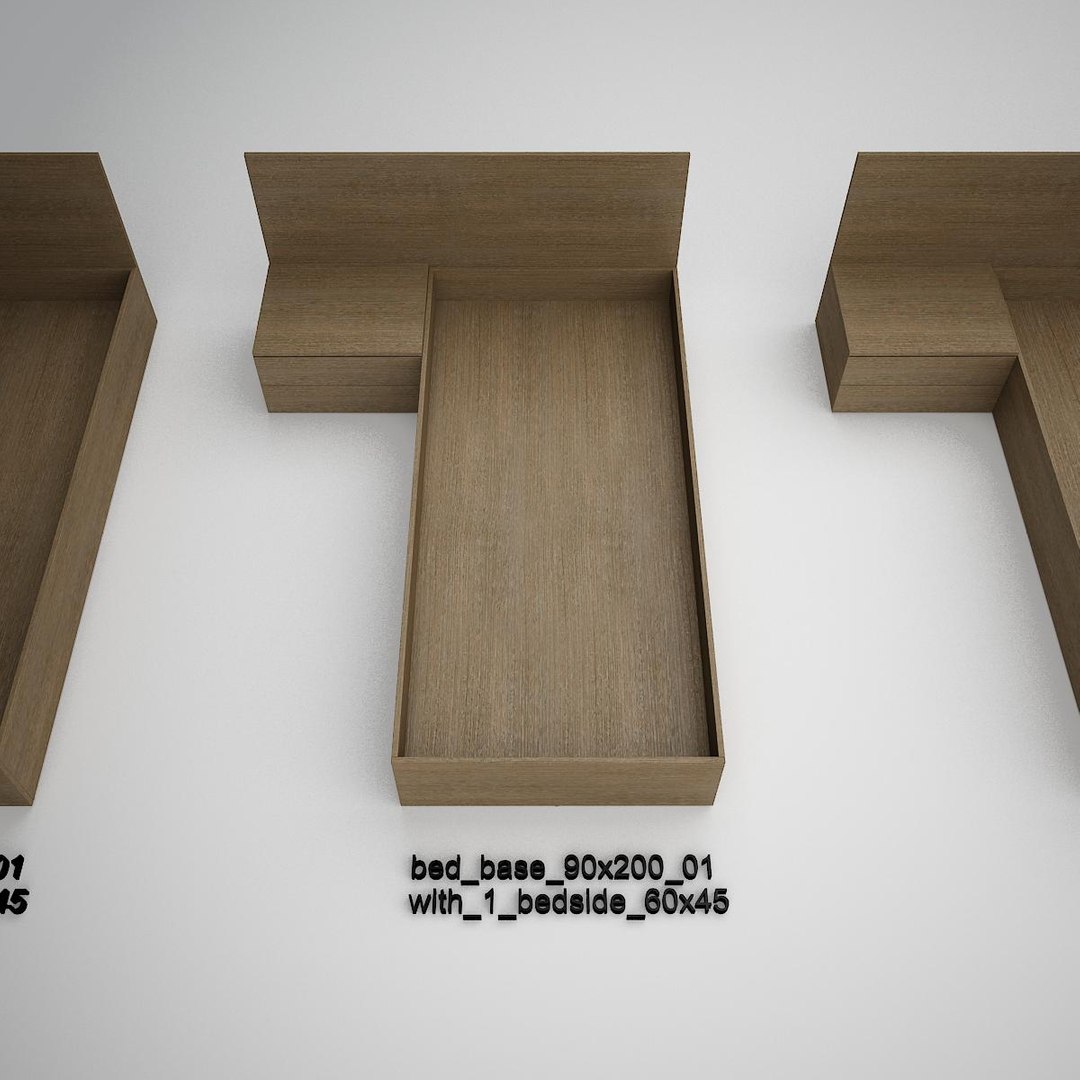 Bed Base 3d Model