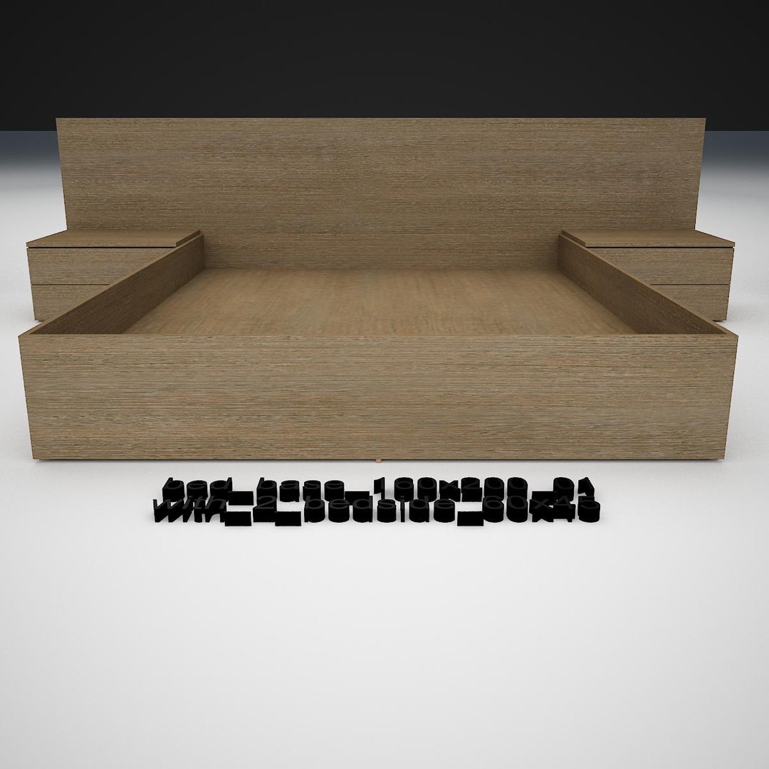 Bed Base 3d Model