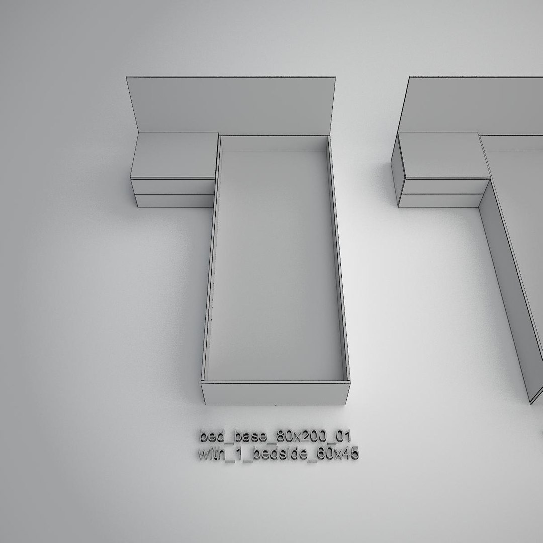 bed base 3d model