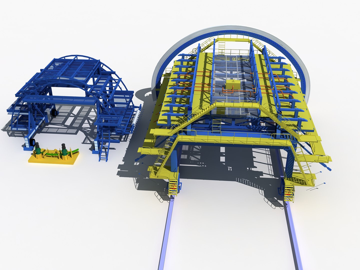 Tunnel Trolley 3D - TurboSquid 2096368