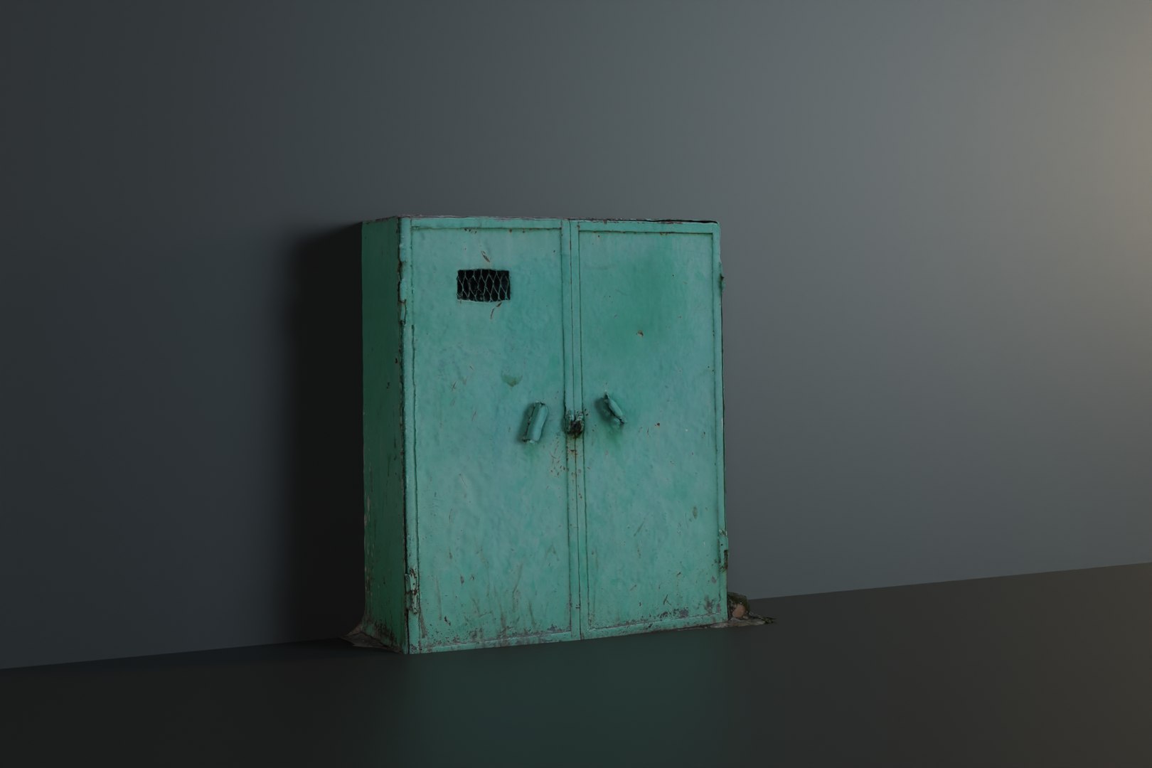 Green Electricity Box 3D Model - TurboSquid 2068356