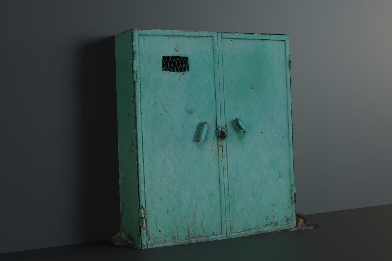 Green Electricity Box 3D Model - TurboSquid 2068356