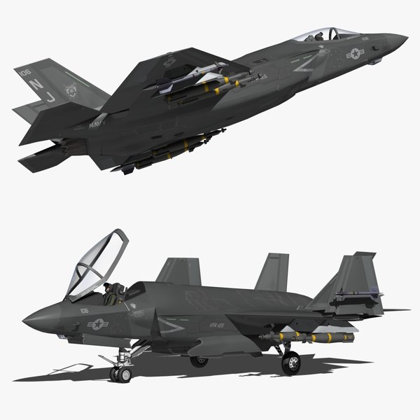 F35C 해군 버전 CATOBAR 3D 모델 - TurboSquid 1622216
