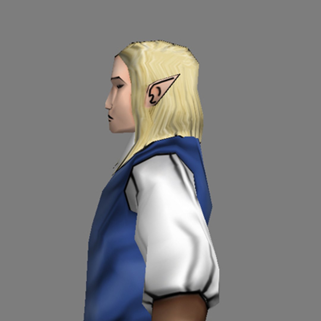 3d Model Fantastic - Elf 1