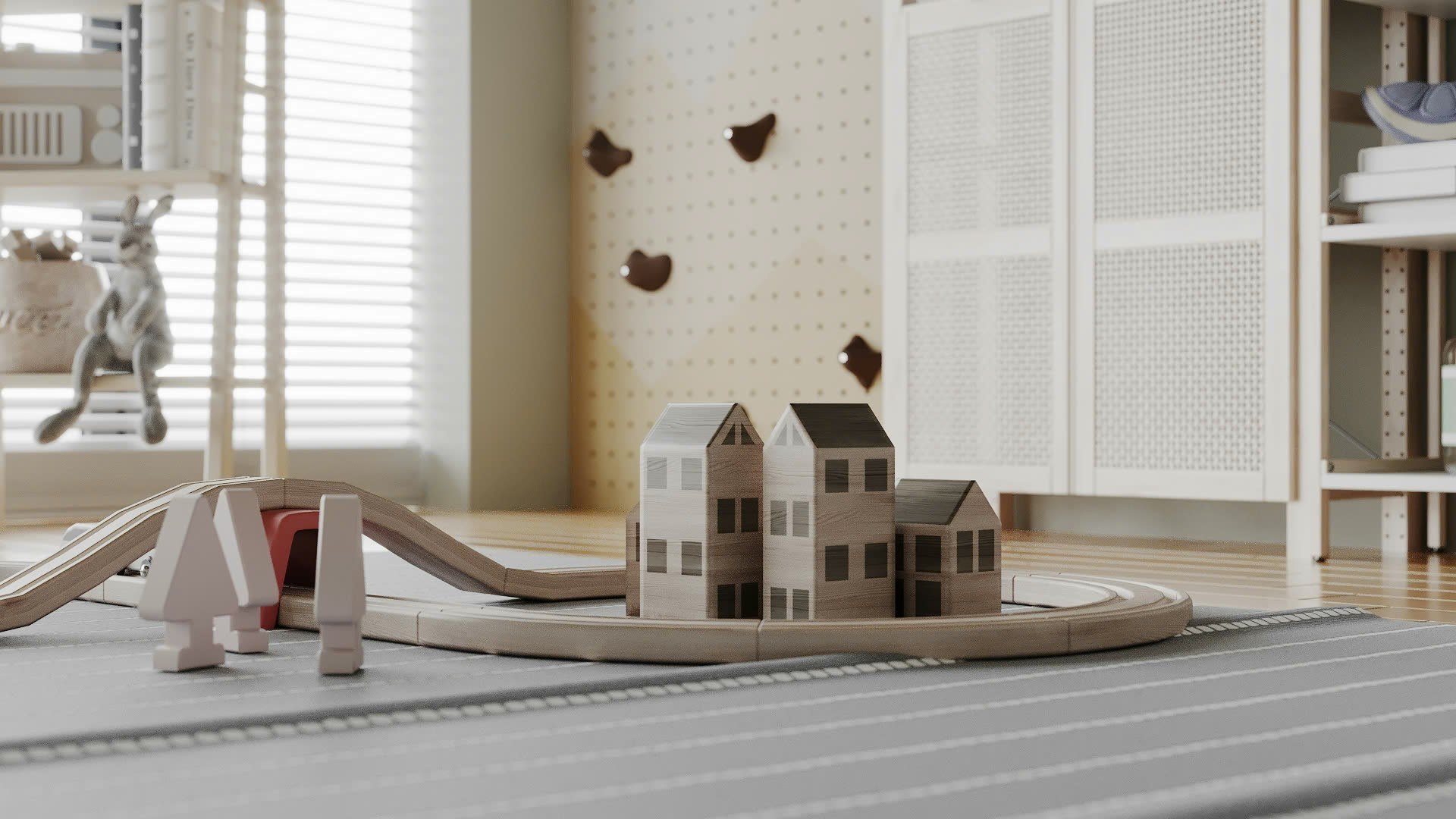 3D Children Room Design 03 For Blender Model - TurboSquid 2270395