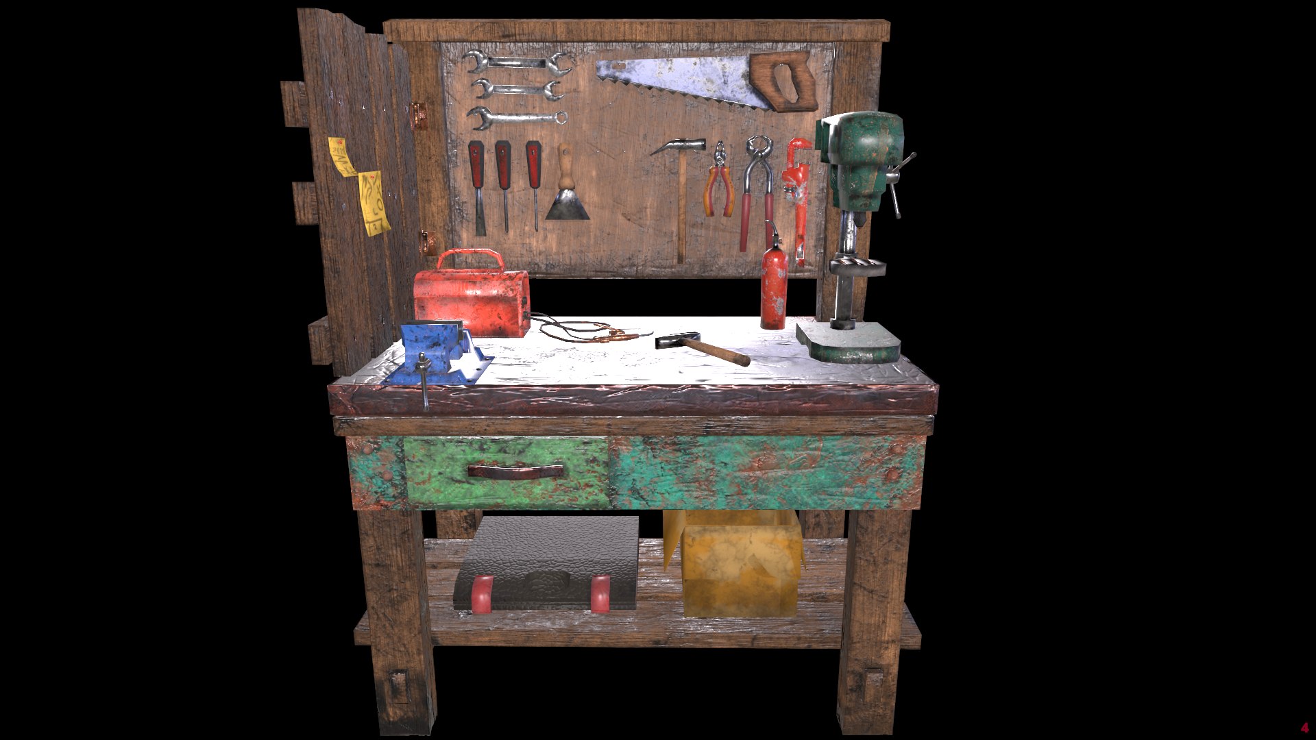 Workbench 3D Model - TurboSquid 1877707