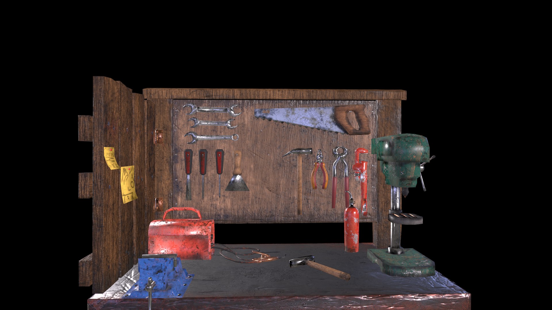 Workbench 3D Model - TurboSquid 1877707