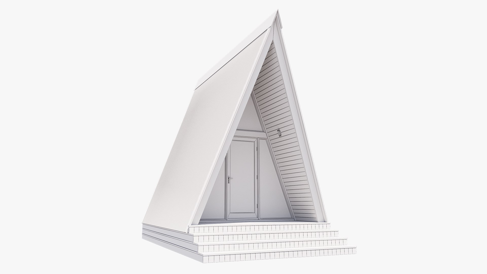 A Frame Cabin 3D Model - TurboSquid 2324296