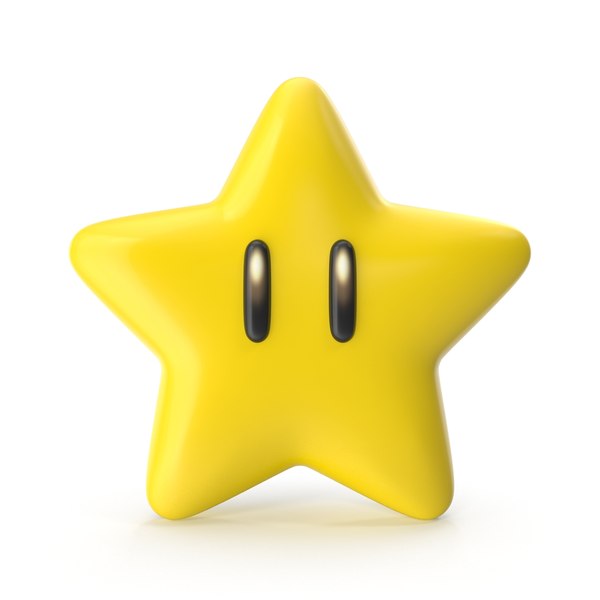 Mario Star 3D - TurboSquid 1937185