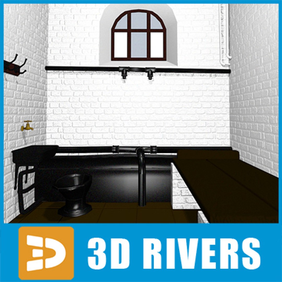 3d Prison Cell Model