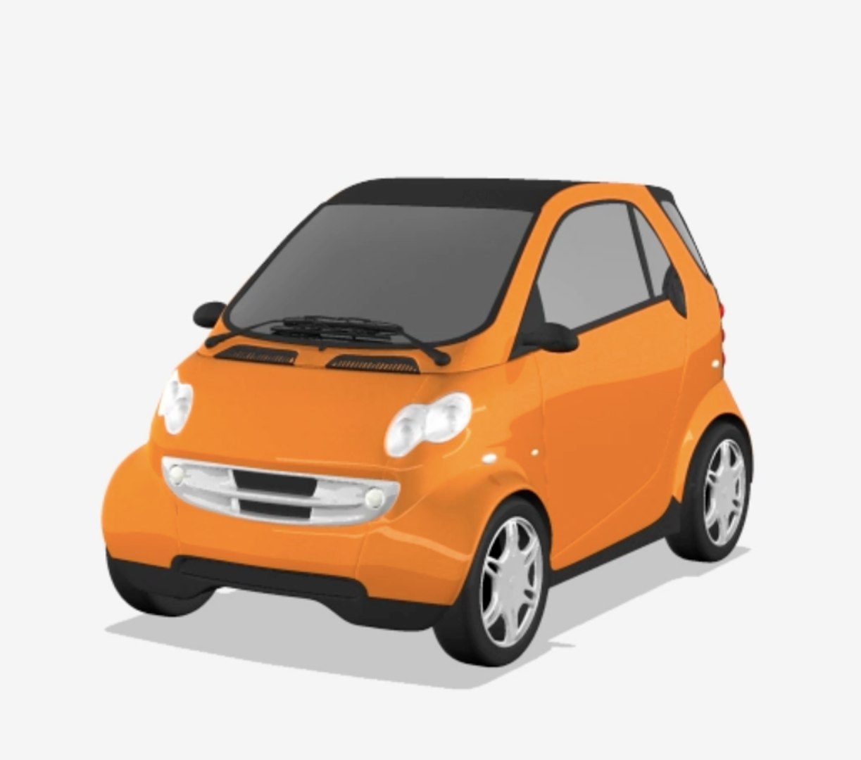 3d smart car model